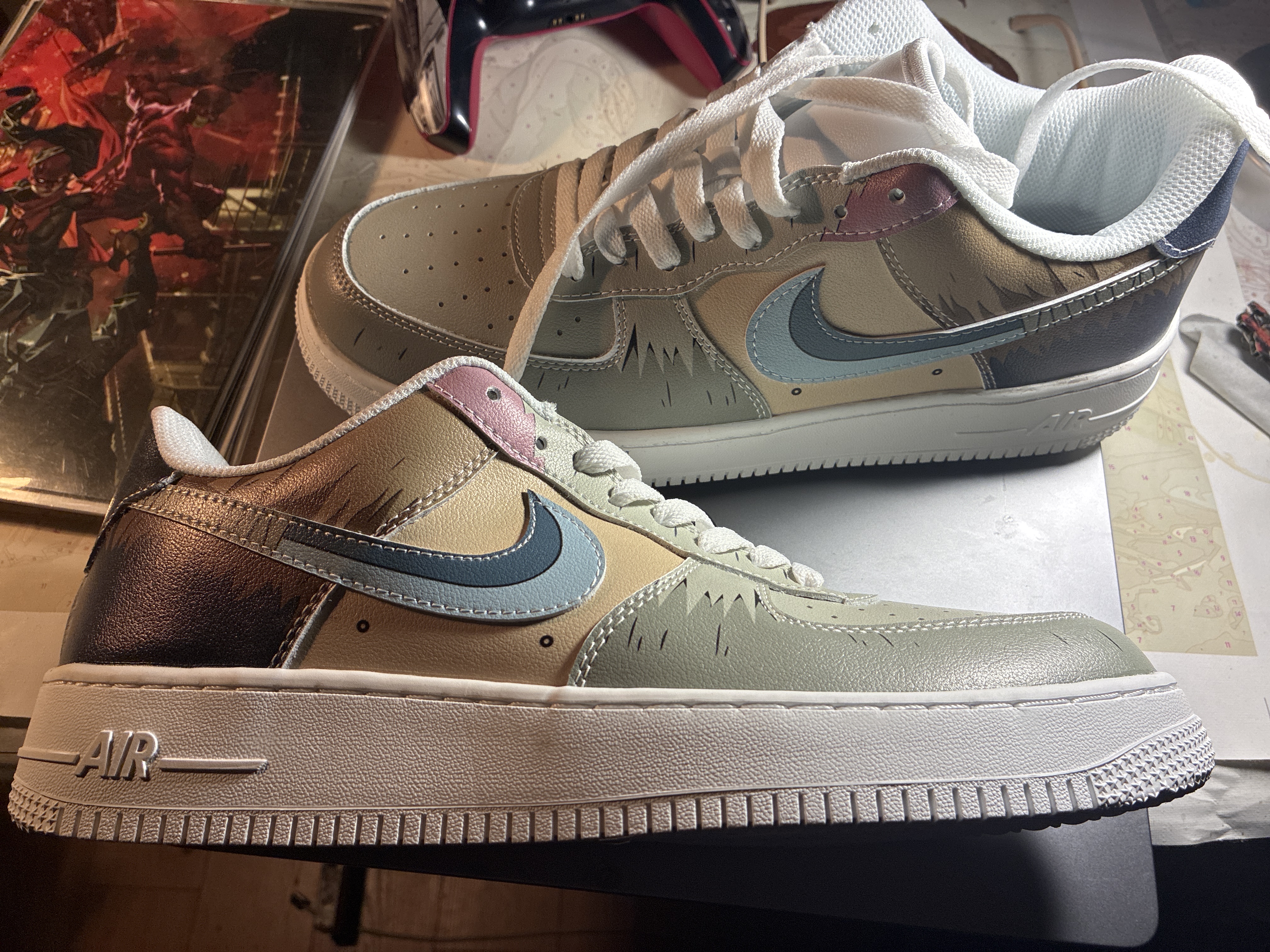 Run V.1 Stranger Things Custom High Top Shoes - Shoesmates